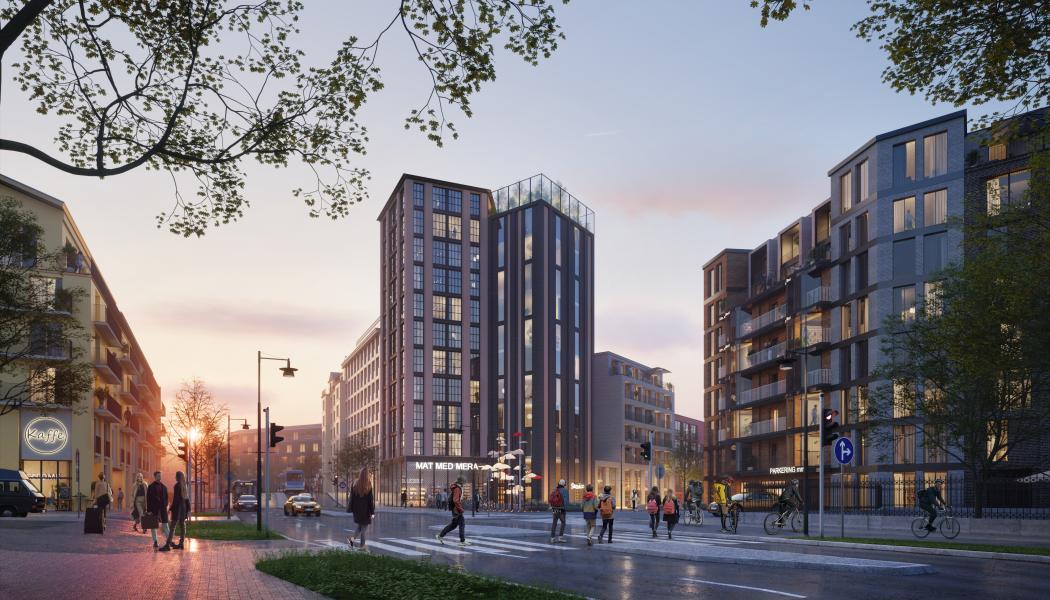 Ny stadsdel växer fram söder om Göteborg - 140 moderna lägenheter vid ...